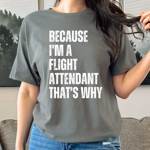 Flight Attendant Shirt, New Flight Attendant Gift, Cabin Crew, Matching ...