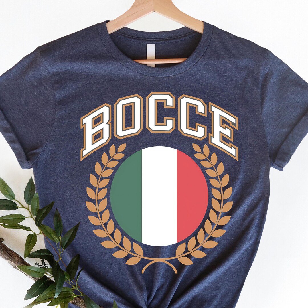Bocce Ball Shirt, Bocce Ball Gift, Bocce Champion Tee, Italian Bocce ...