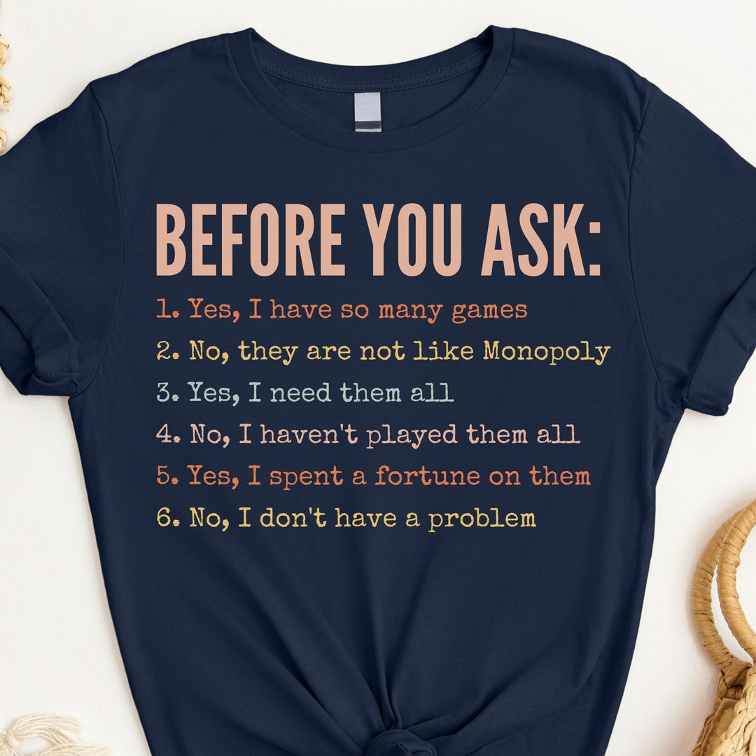 Board Game Shirt, Board Game Gift, Funny Board Game T Shirt, Board Game ...