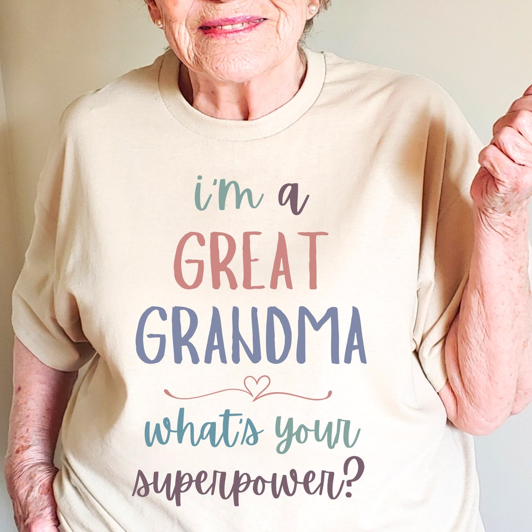 Great Grandma Shirt, Great Grandma Gift, New Great Grandmother Gift ...
