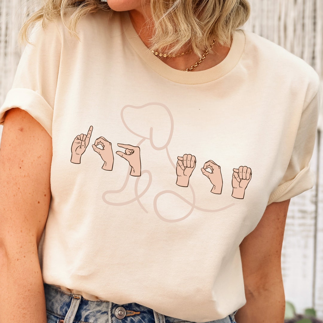 ASL Shirt, Dog Mom Shirt, Sign Language Shirt, Asl Dog Shirt, Asl ...