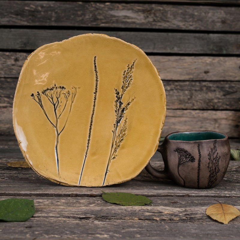 Botanical Dishes - Etsy