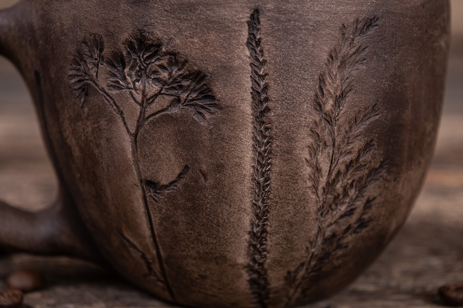 Handmade Botanical Mug || Pottery Plant Mug, Wildflowers Ceramic Mug ...