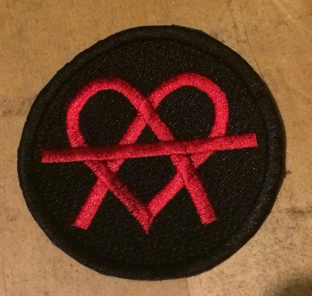 Anarchy Heart Custom Embroidered Patch - Etsy