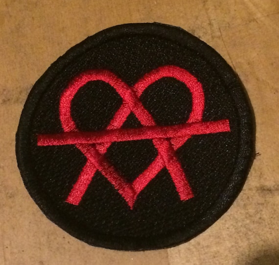 Anarchy Heart Custom Embroidered Patch | Etsy