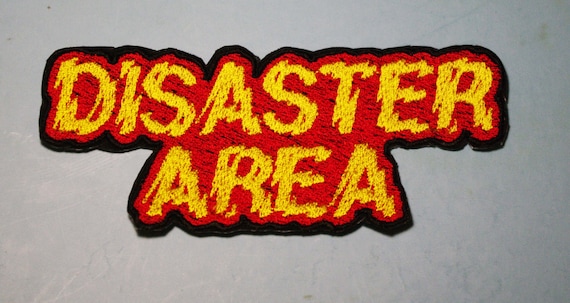 Big Disaster Area embroidered patch HHGTTG | Etsy