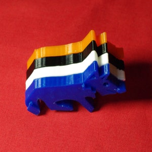 3d Printed Foxblocks - Tessellating Stackable Foxes! Can Be Used as ...