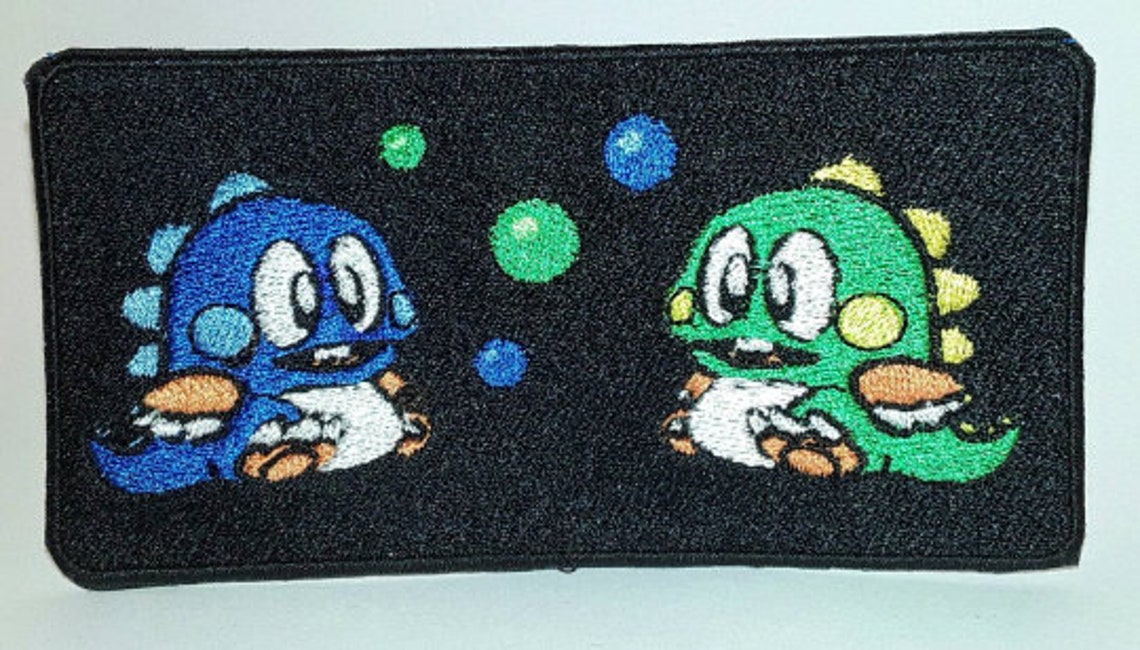 Big Bubble Bobble Custom Embroidered Iron-on Patch - Etsy