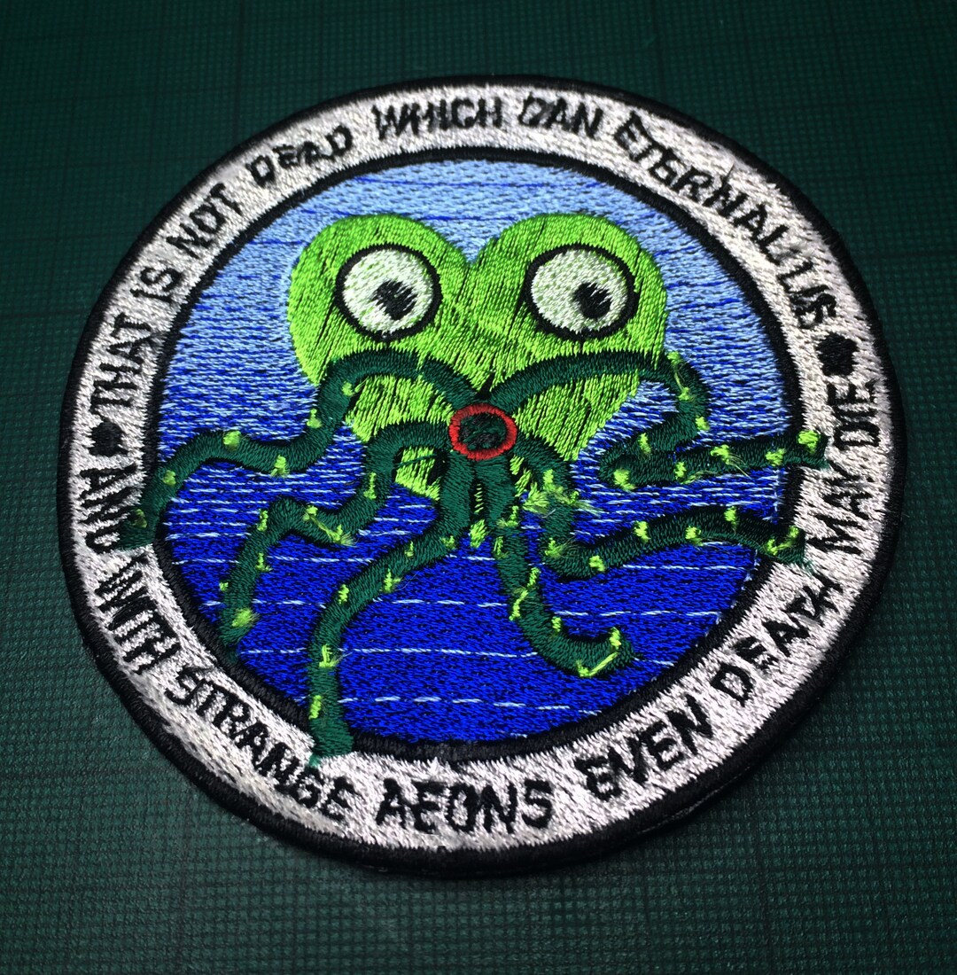 Cthulhu Custom Embroidered Patch - Etsy