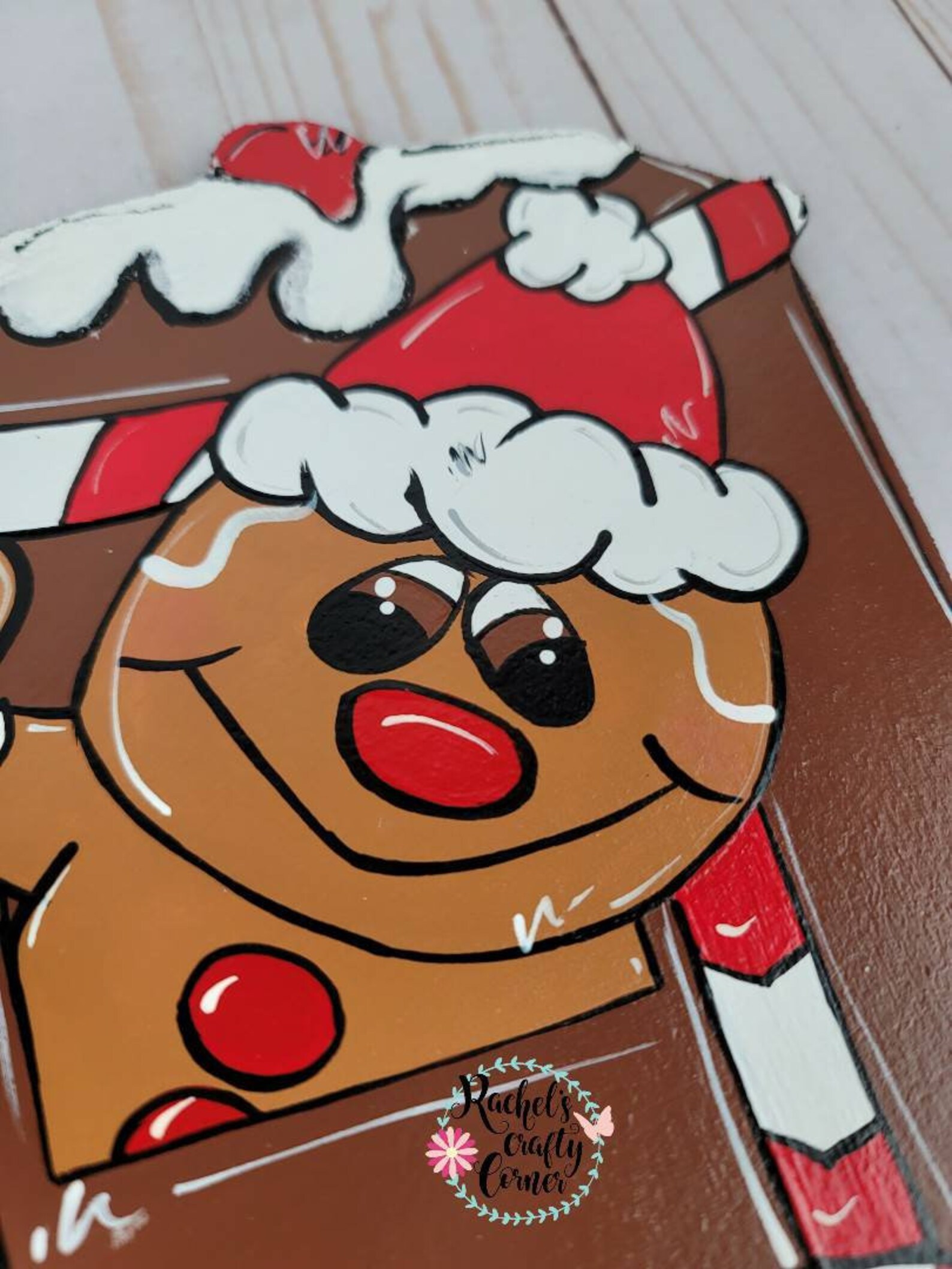 Gingerbread Train and Gingerbread Boy Door Hanger Sign - Etsy