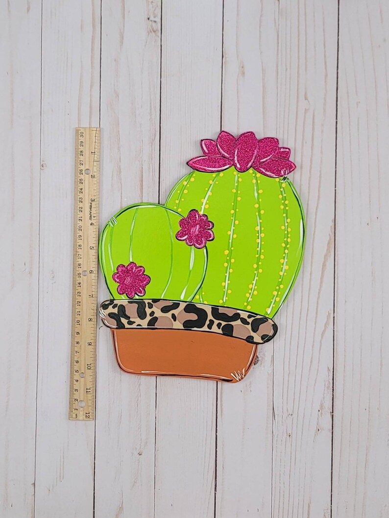 Blooming Cactus Sign - Etsy