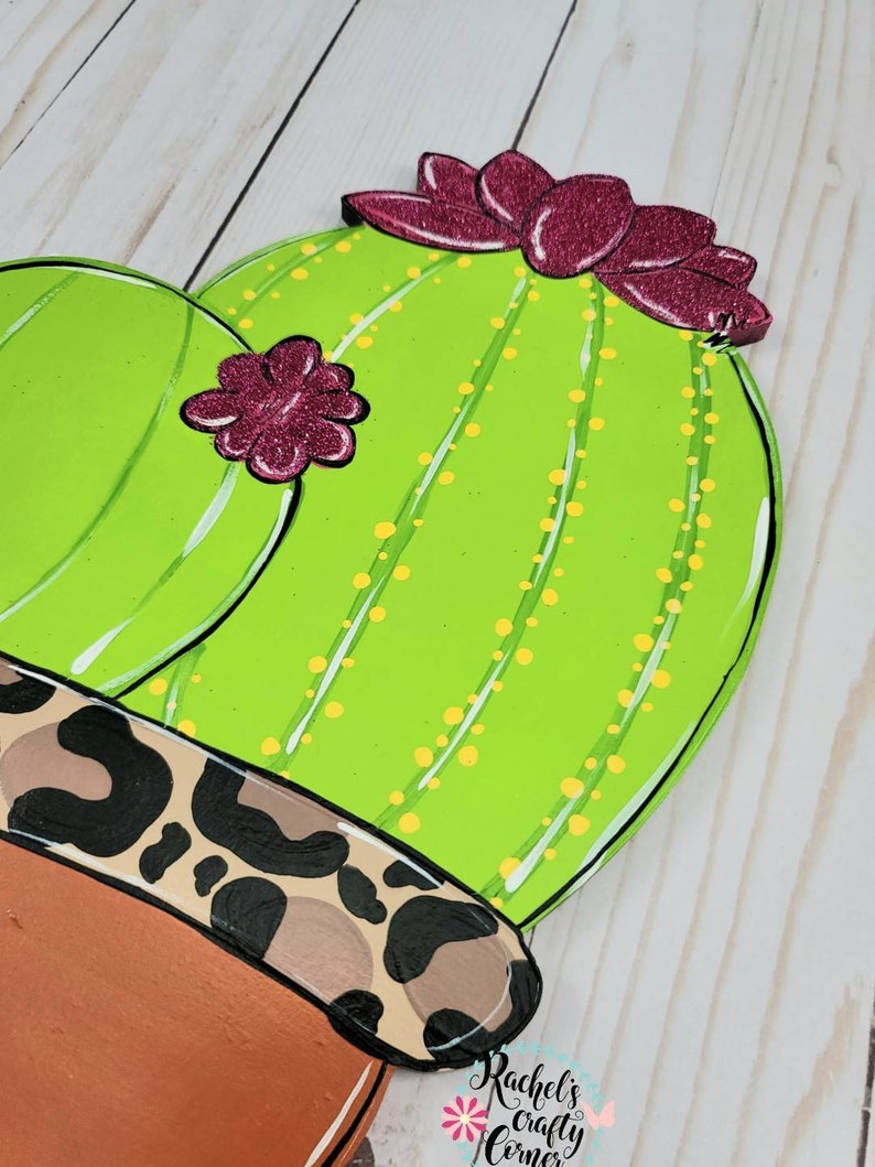 Blooming Cactus Sign - Etsy