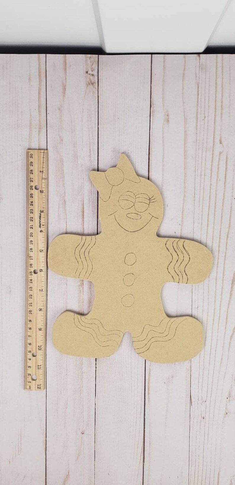 Gingerbread Boy & Girl Blank Cutout Signs | Etsy