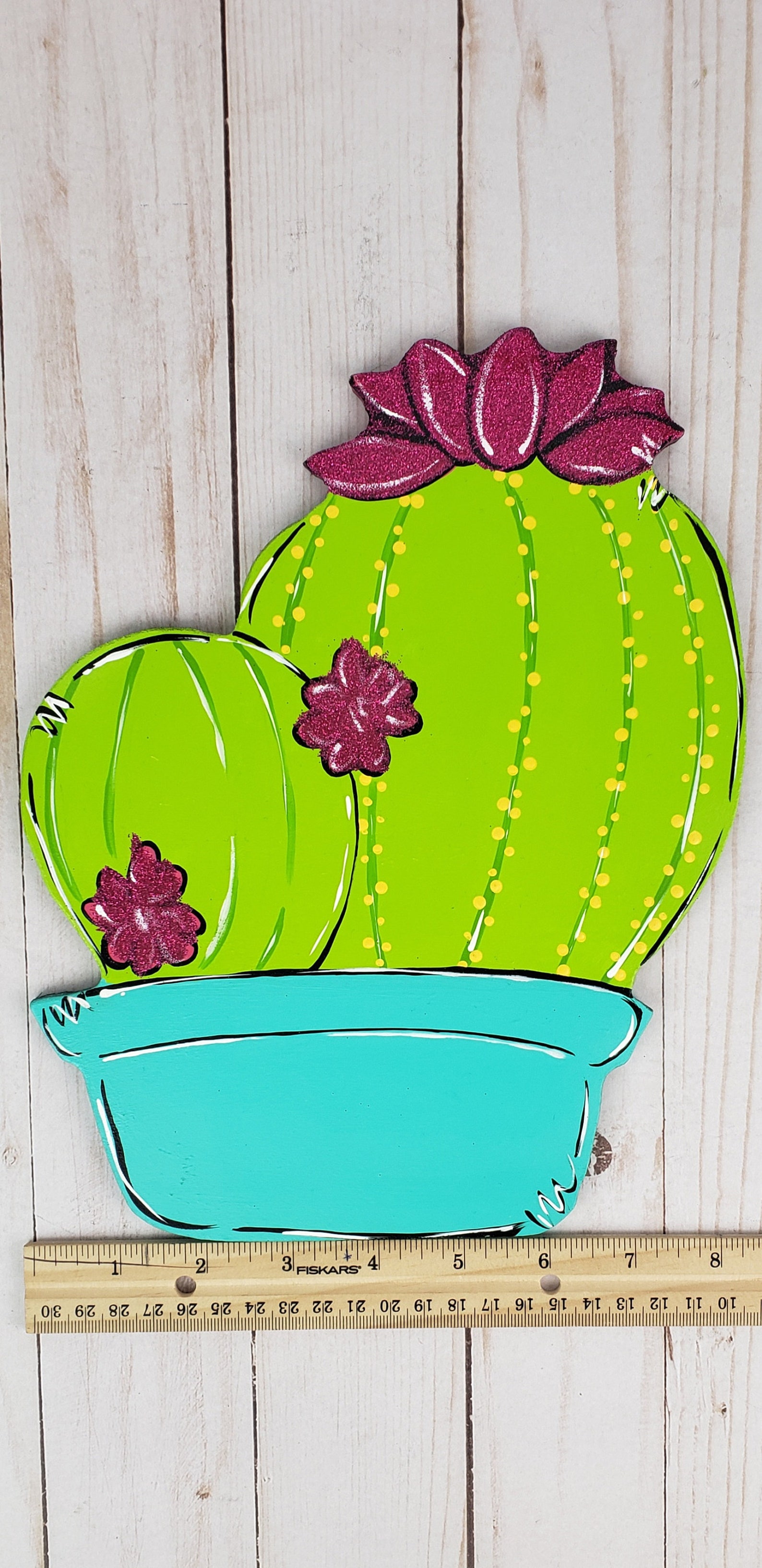 Blooming Cactus Sign - Etsy