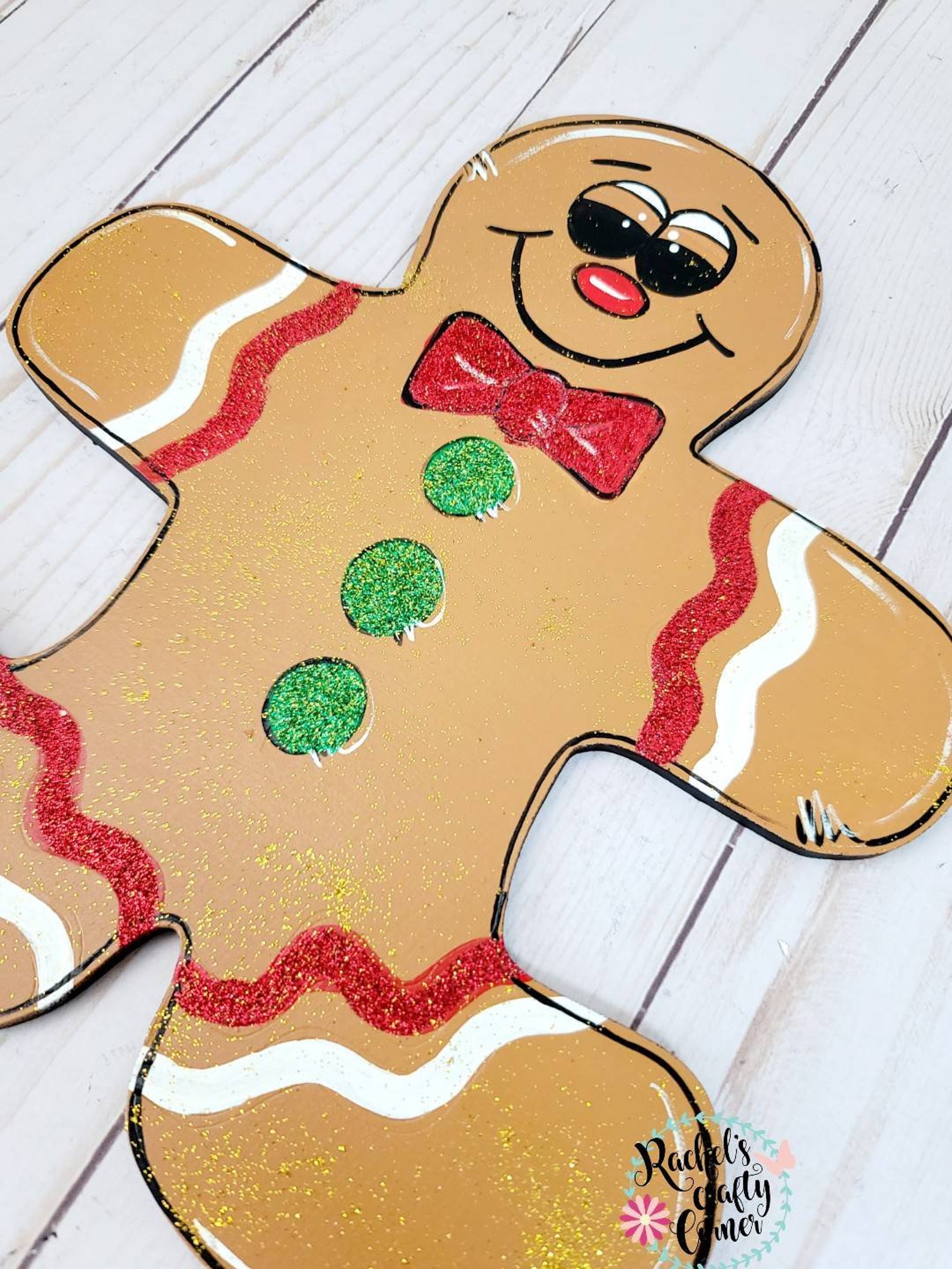Gingerbread Boy & Girl Door Hanger Signs - Etsy