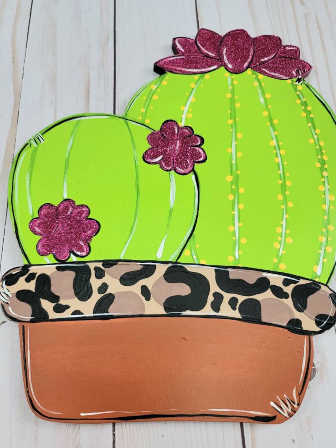 Blooming Cactus Sign - Etsy