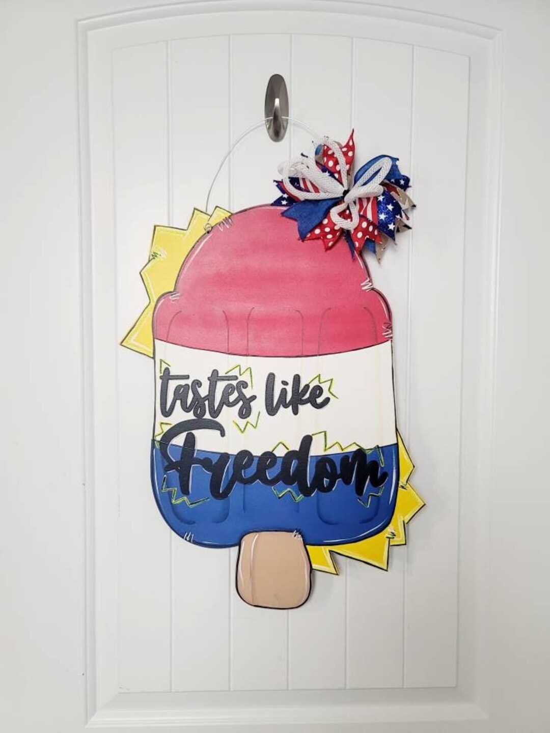 Firecracker Popsicle Door Hanger – Patriotic 4th of July Porch Sign - Etsy