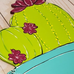 Blooming Cactus Sign - Etsy