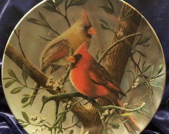 Cardinal plates | Etsy