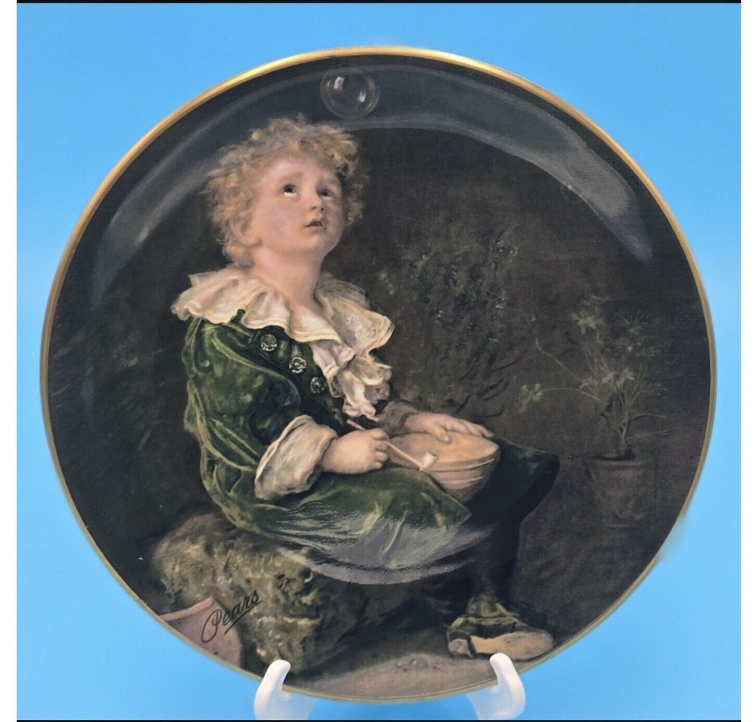 Vintage Collectible Bone China Plate 'bubbles' by Sir John Everett ...