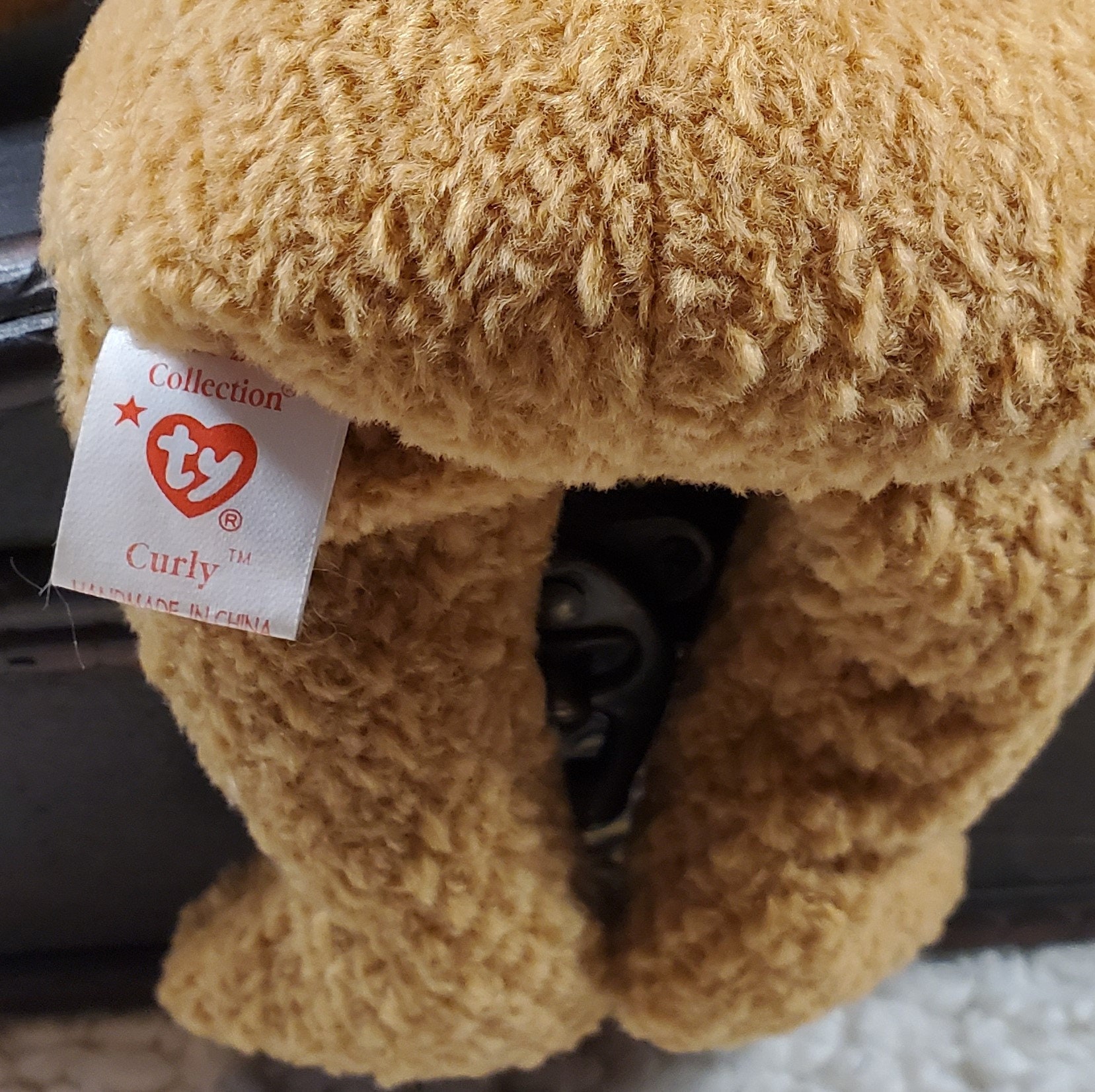 1996 Curly Bear Ty Beanie Baby - Etsy