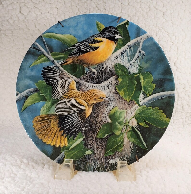 1985 Knowles the Baltimore Oriole Collector Plate - Etsy
