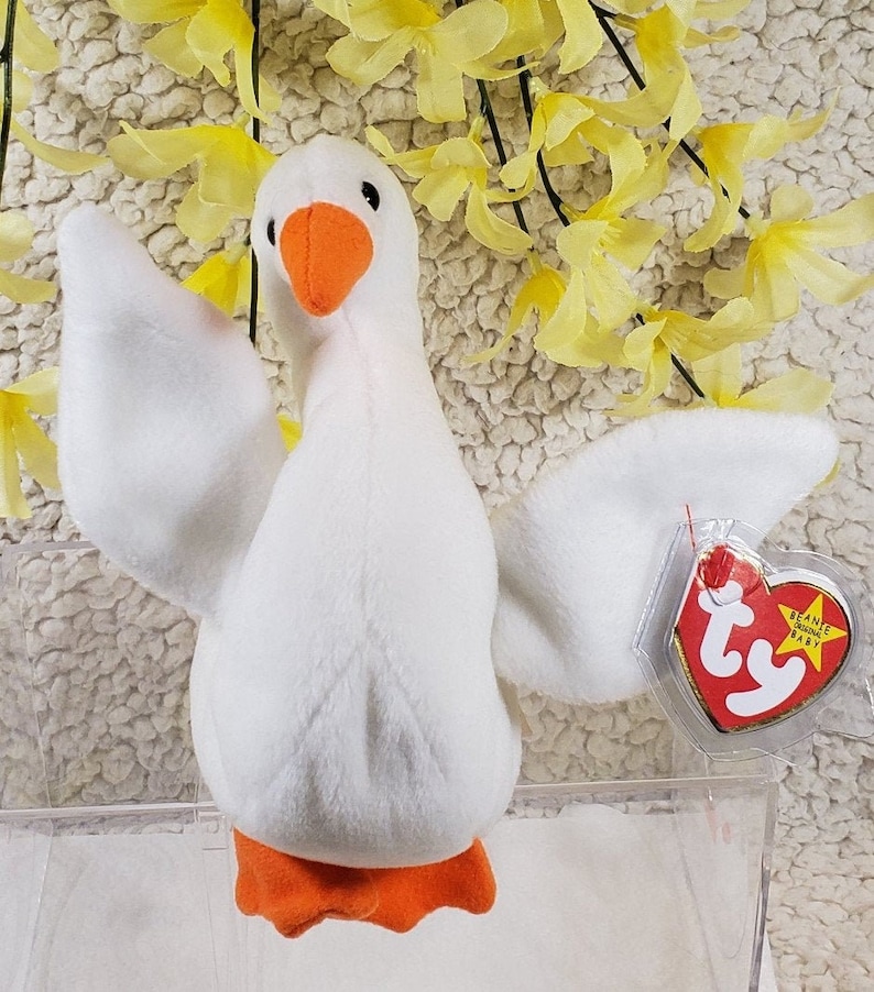 1996 Gracie the White Swan Ty Beanie Baby - Etsy