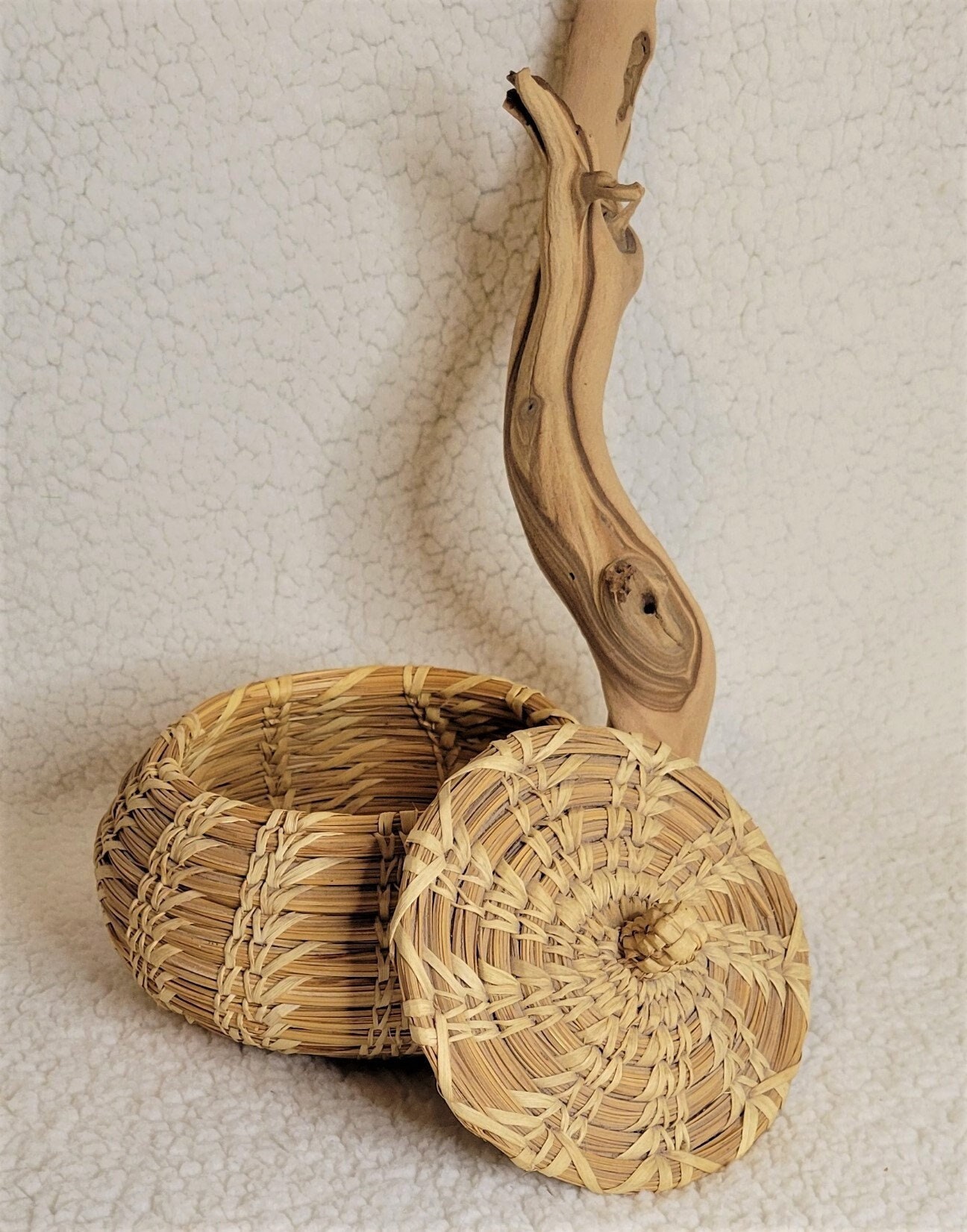 1950s Papago Tohodo O'odham Split Weave Basket - Etsy