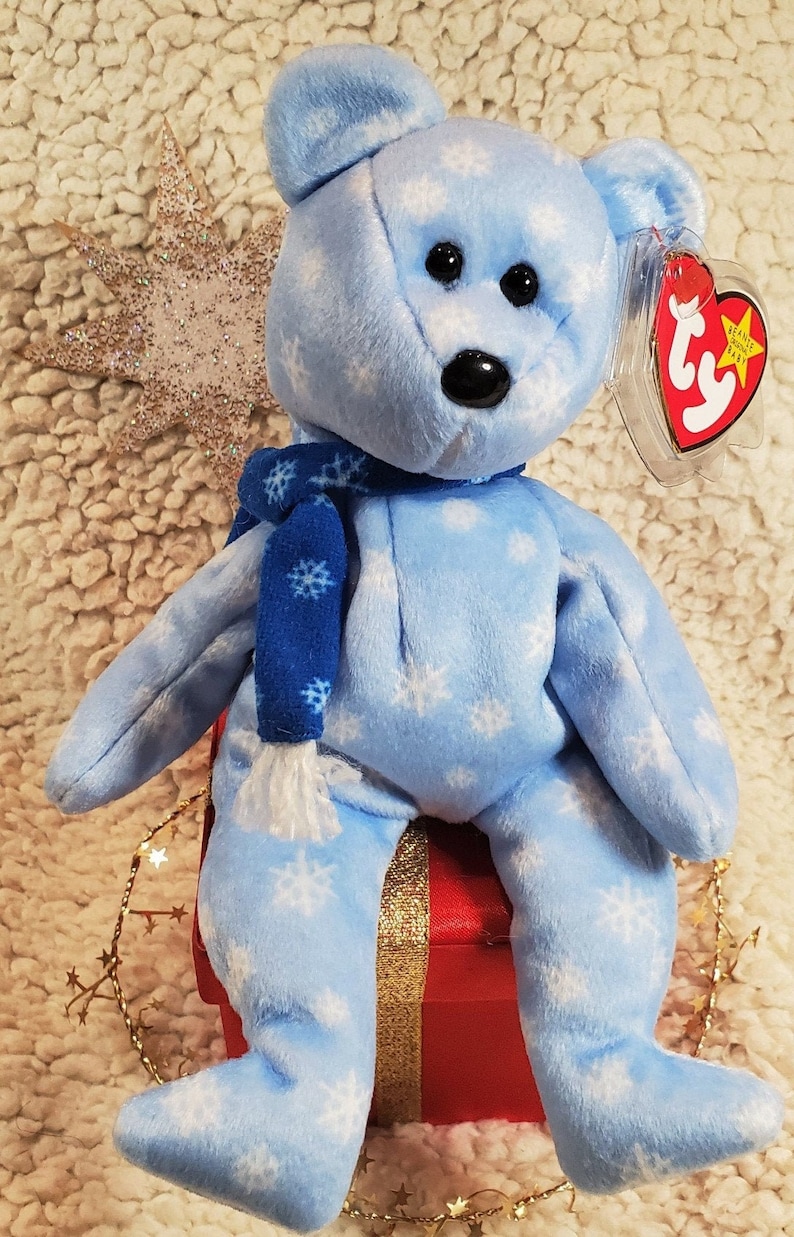 1999 Holiday Teddy Bear Beanie Baby - Etsy