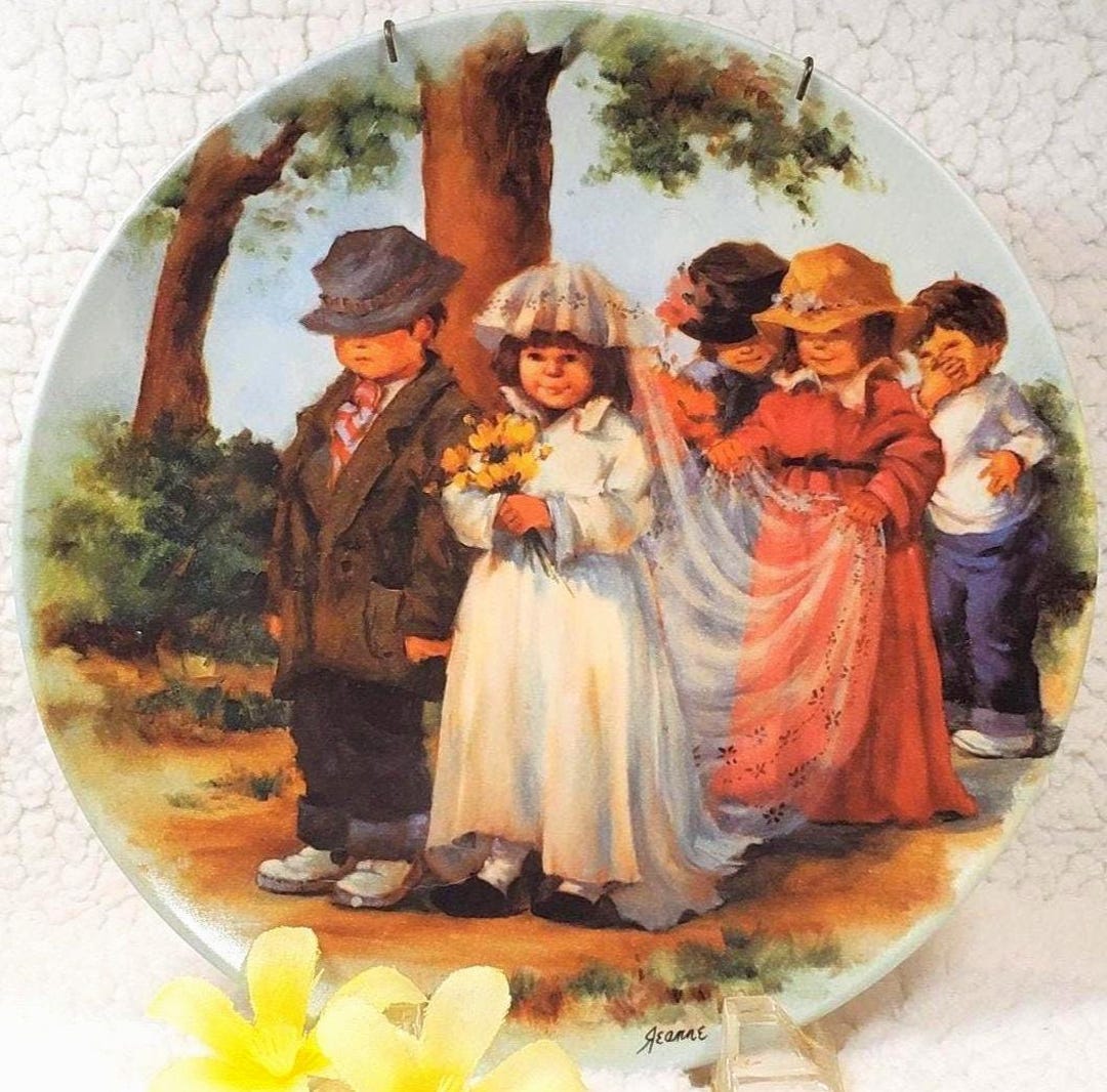 1985 Knowles Collectible Plate "here Comes the Bride" - Etsy