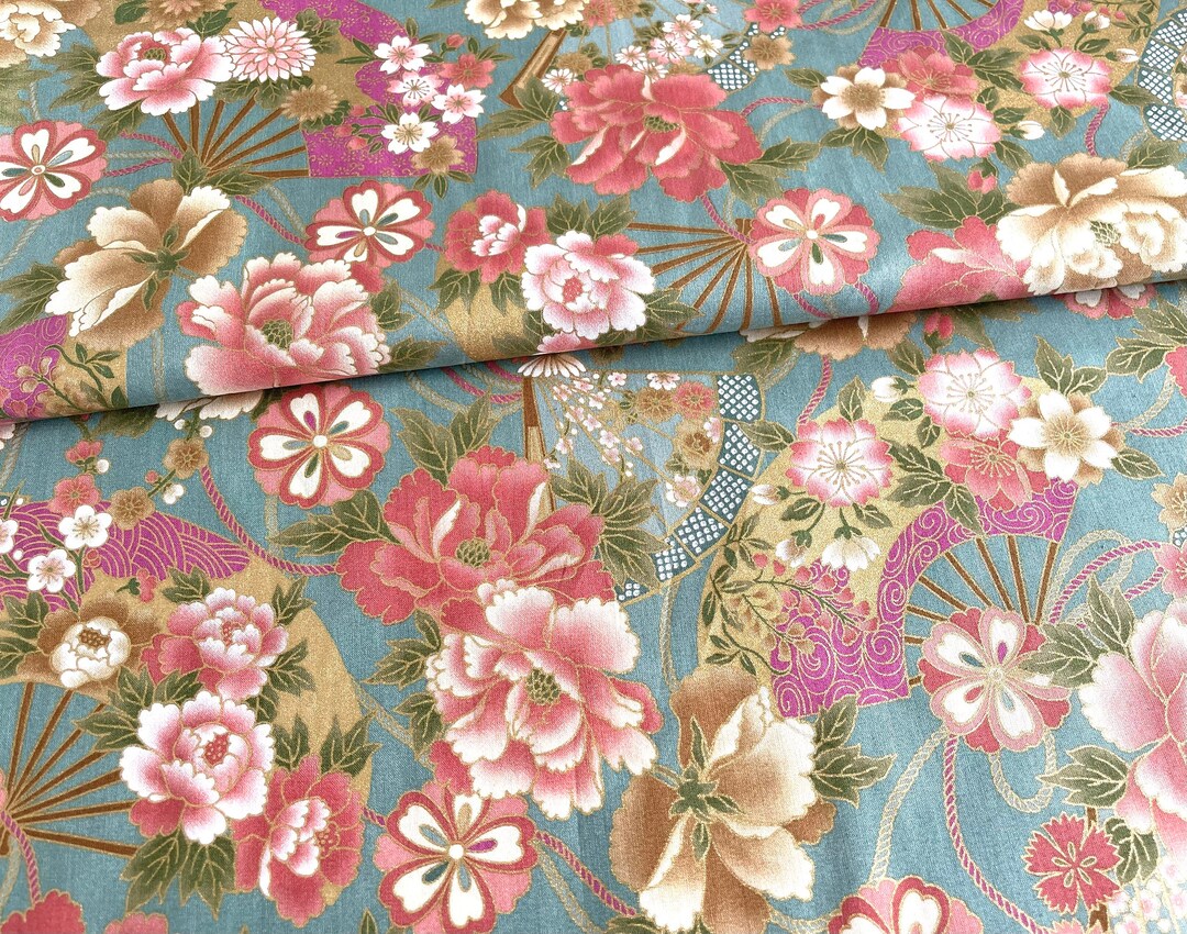 Japanese Fabric, Asian Fabric, Traditional Pattern by the Yard ...
