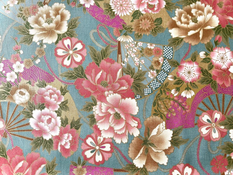 Japanese Fabric Asian Fabric Traditional Pattern by the - Etsy