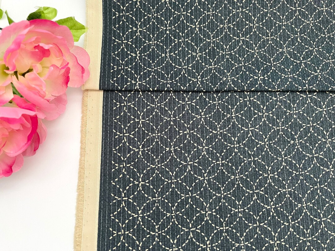 Shippo Pattern Japan Fabric, Cotton Dobby Fabric, Traditional Japan ...