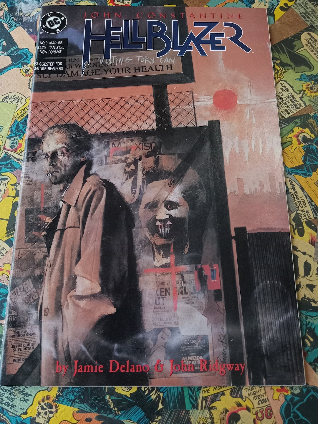 John Constantine Hellblazer #3 - Etsy