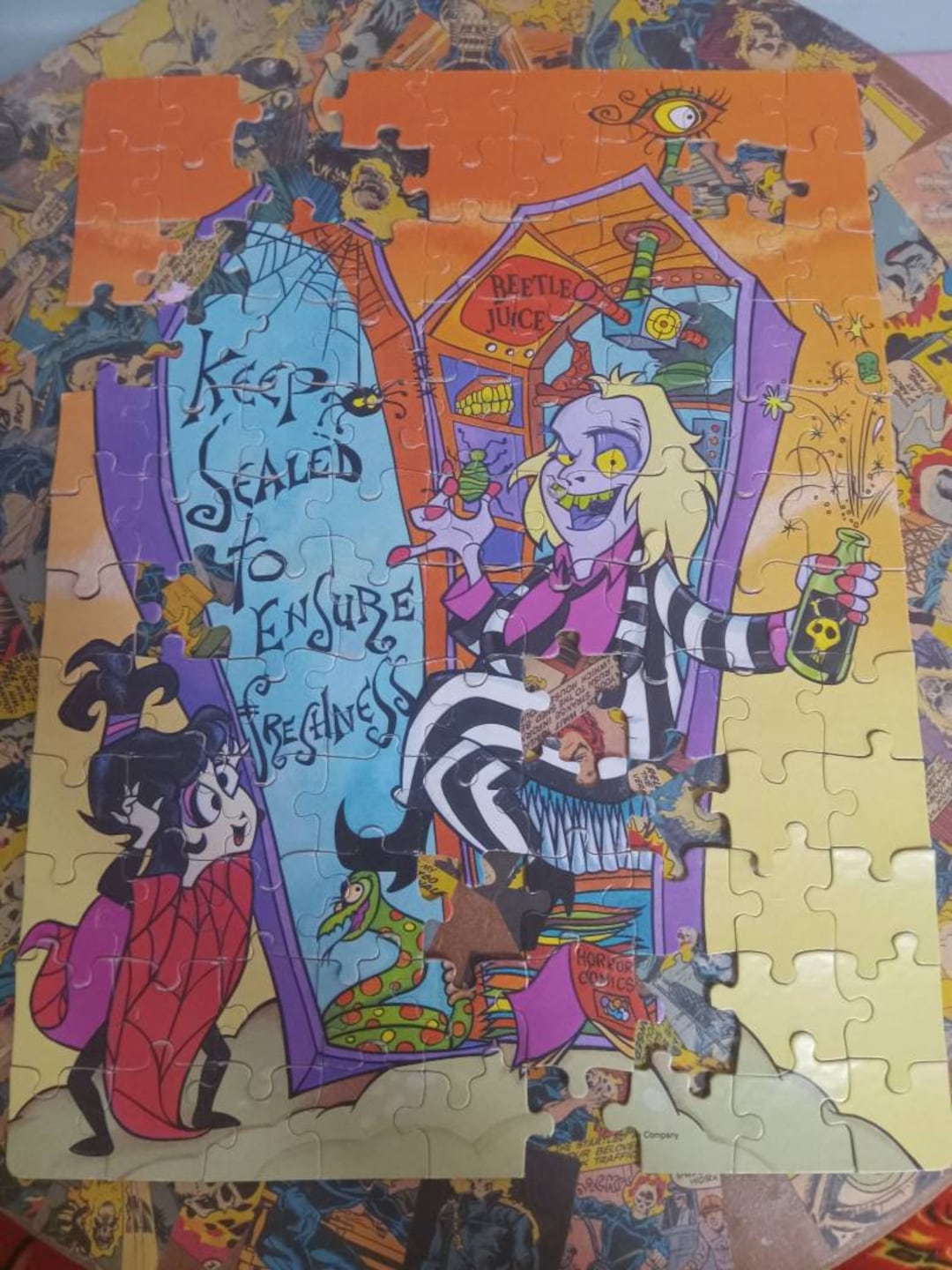 Beetlejuice the Animated Series Puzzle (missing Pieces) - Etsy