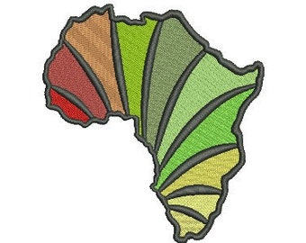 Africa Machine Embroidery Design - Etsy