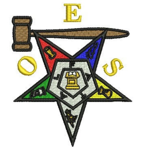 OES Order of the Eastern Star Diva Embroidery Design - Etsy