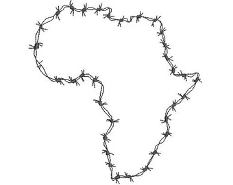 Barbed Wire Embroidery Design | Etsy