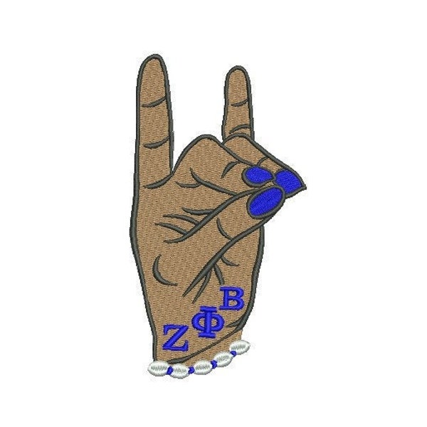 Zeta Phi Beta Embroidery Patch - Etsy