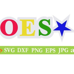 OES Order of the Eastern Star Svg,cut File, Silhouette,cricut, Jpeg ...
