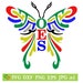 OES Butterfly, Order of the Eastern Star, Cut File, Silhouette Cricut ...