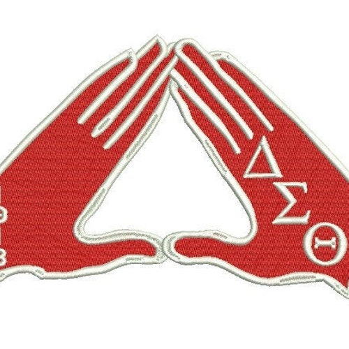 Delta Sigma Theta Hand Sign Embroidery Design - Etsy Canada