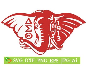 Delta Sigma Theta Elephant Art