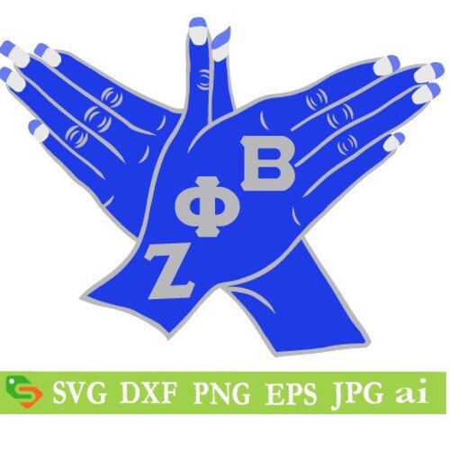 Zeta Phi Beta Hand Sign Cut File Silhouettecricut Jpeg - Etsy Singapore
