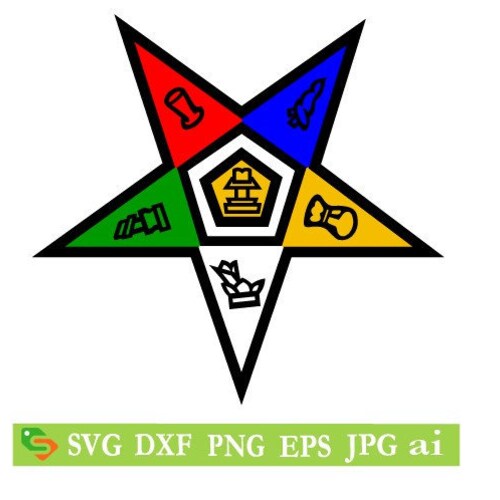 OES Star Order of the Eastern Starcut File - Etsy