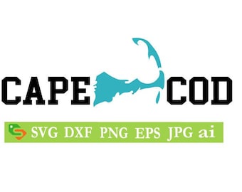 Cape Cod Map Silhouette - Etsy