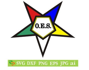 OES Star Order of the Eastern Starcut File | Etsy