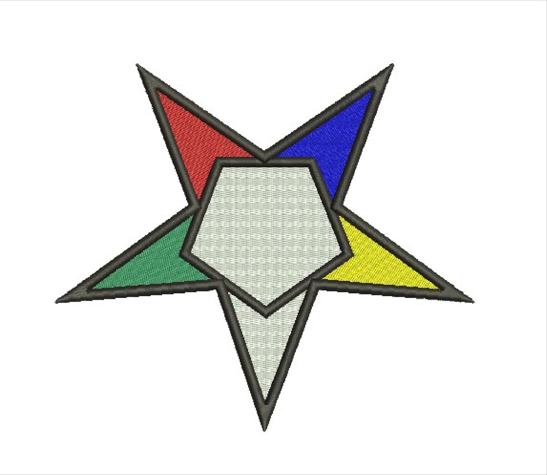Order of the Eastern Star OES Machine Embroidery Design Files - Etsy