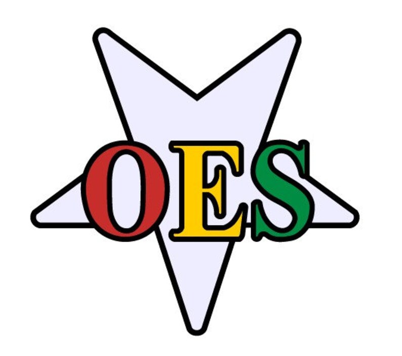OES Order of the Eastern Star Cut File Silhouette Cricut - Etsy
