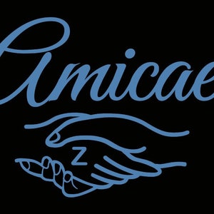 Zeta Amicae Cut File, Silhouette,cricut, Jpeg, Svg,dfx, Eps, Png, Clip ...